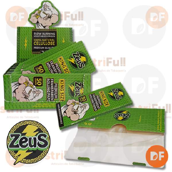 PAPEL ZEUS KS CELULOSA TRANSPARENTE x 50 110 MM , Distrifull