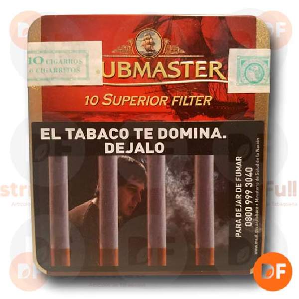 CIGARROS CLUBMASTER SUPERIOR FILTER VANILLA lata x 10, Distrifull