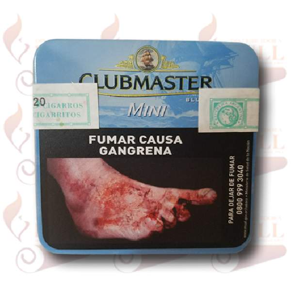 CIGARROS CLUBMASTER MINI BLUE lata x 20, Distrifull