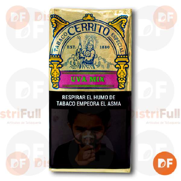 TABACO DE ARMAR CERRITO UVA MIX x 40 gr. MONTEPAZ, Distrifull